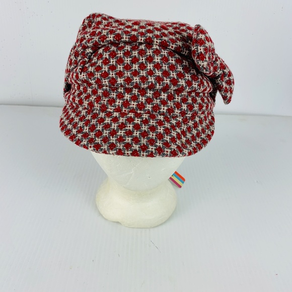 Hi Dee Ho | Accessories | New Girls 46x Cadet Hat Red Silver Tweed Nwt ...